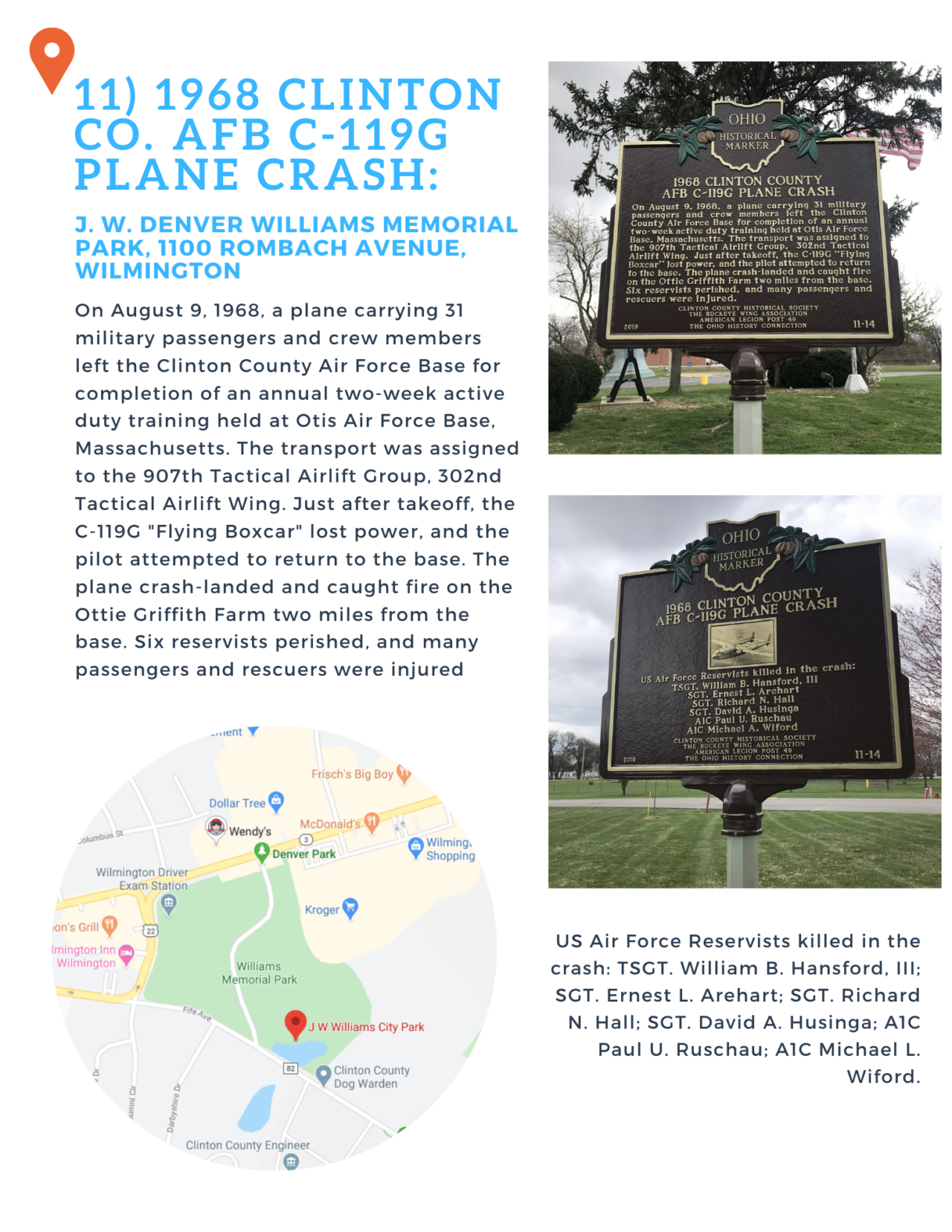 Historical Marker Guidebook | Clinton County History Center