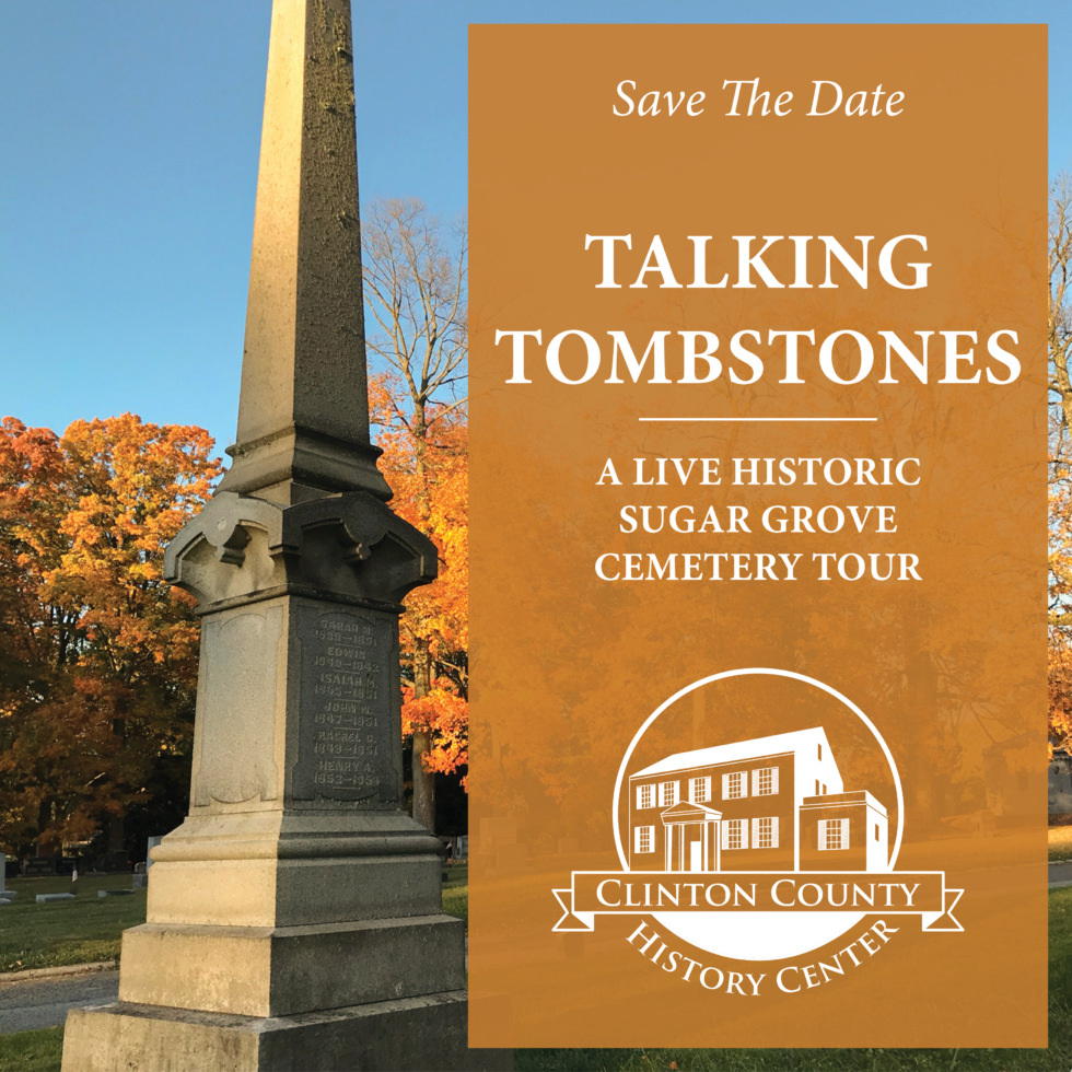 Talking Tombstones: A Live Historic Sugar Grove Cemetery Tour | Clinton ...